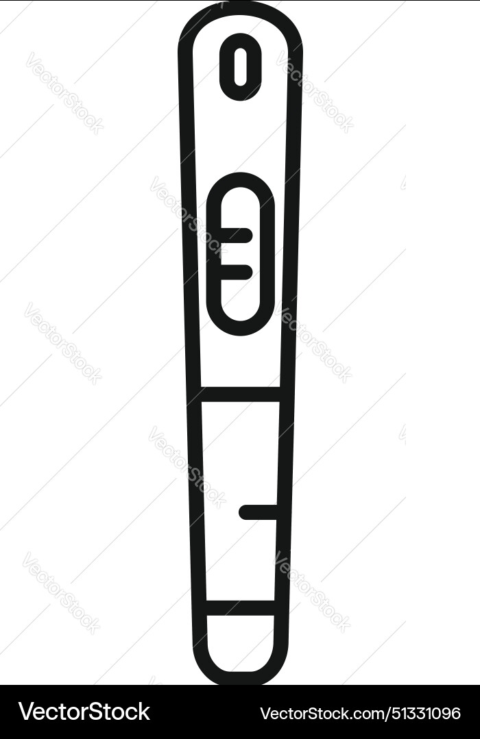 Clean of a digital thermometer Royalty Free Vector Image