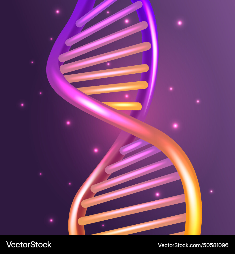Dna spiral background Royalty Free Vector Image