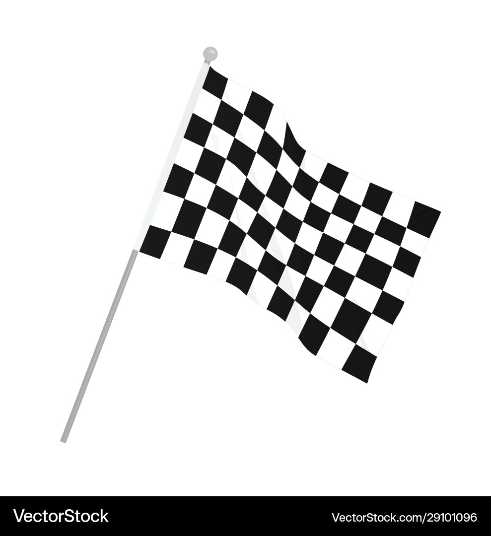 Finish line flag Royalty Free Vector Image - VectorStock