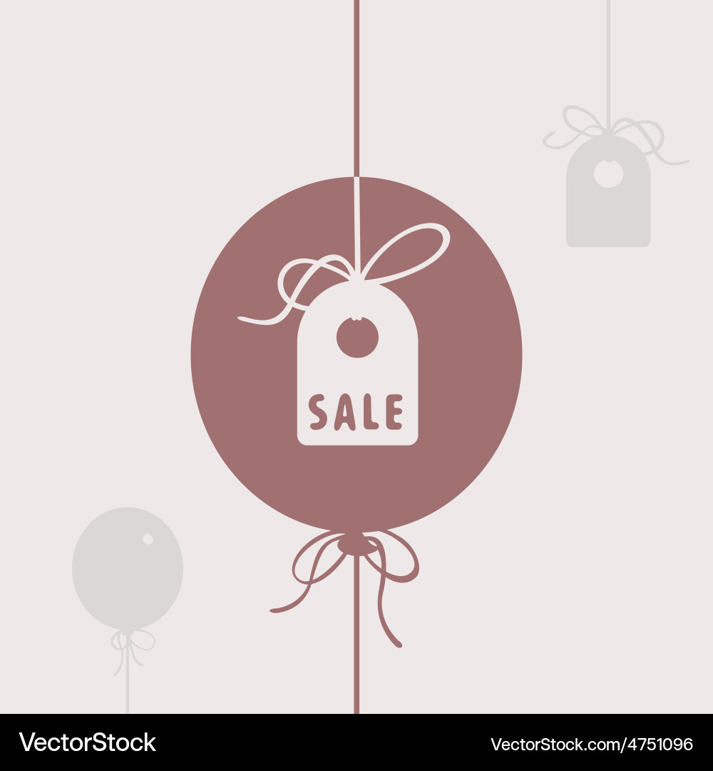 Symbol of sale Royalty Free Vector Image - VectorStock