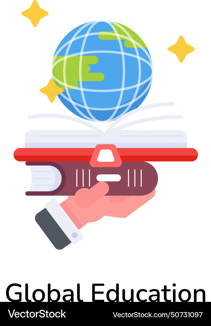 Global education Royalty Free Vector Image - VectorStock