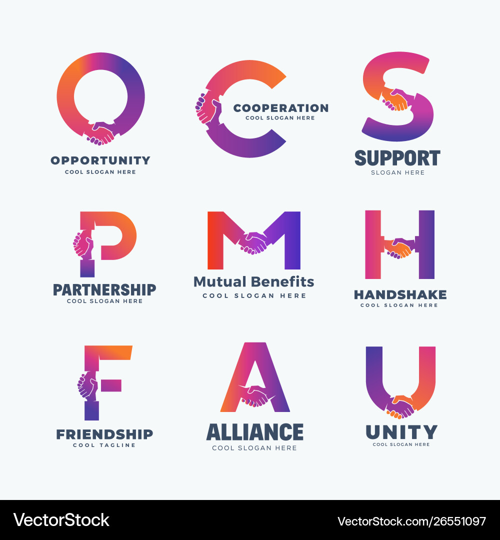 Handshake Symbol Letters Vector Images (over 1,600)