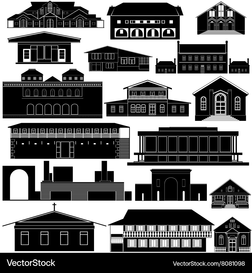 Australian architecture-3 Royalty Free Vector Image