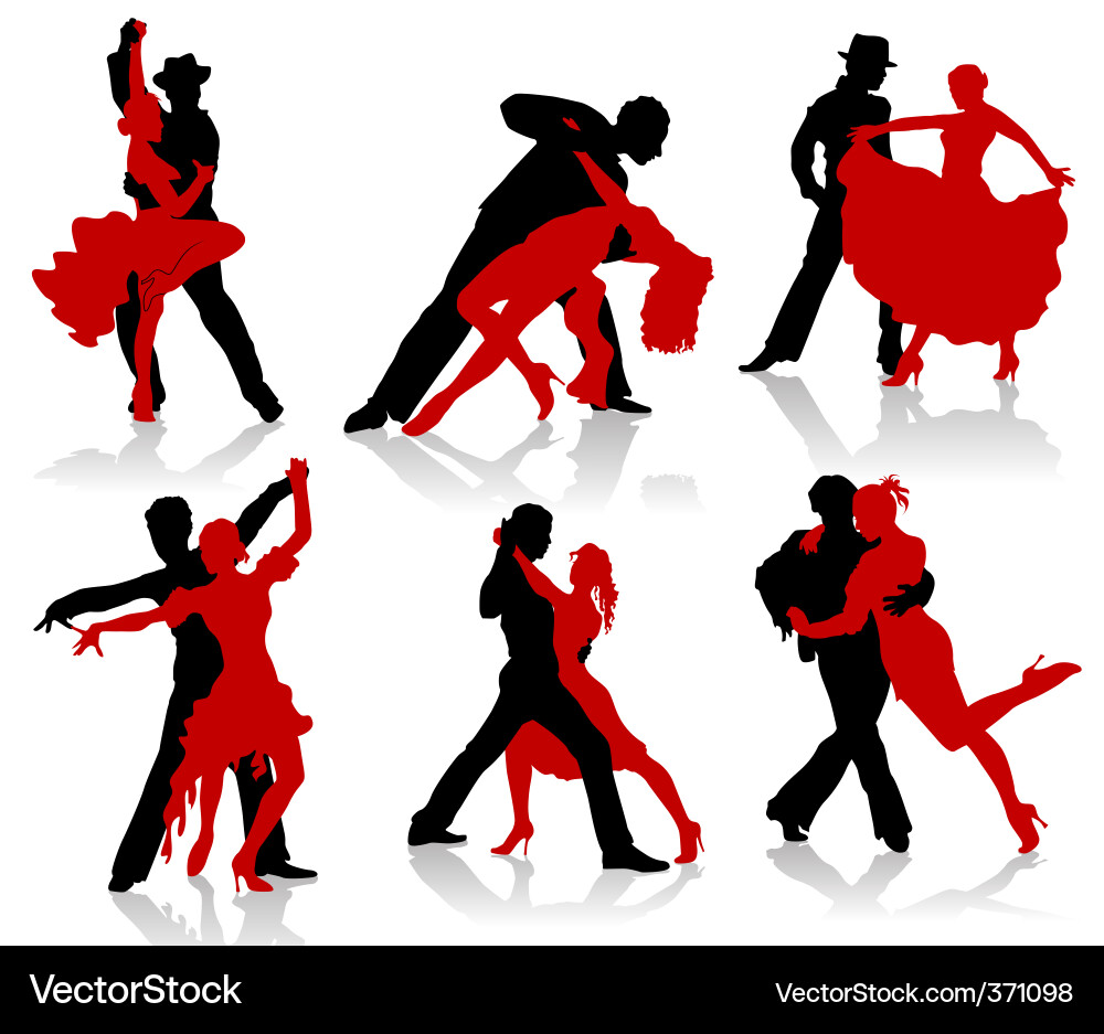 Ballroom dancer Royalty Free Vector Image - VectorStock