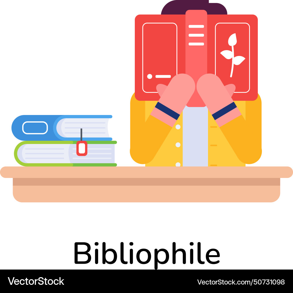 Bibliophile Royalty Free Vector Image - VectorStock