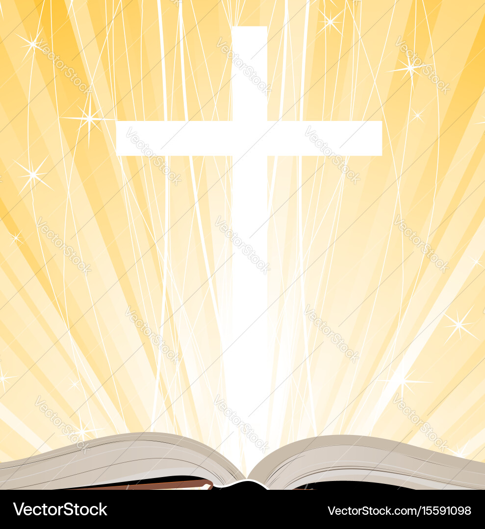 Holy bible Royalty Free Vector Image - VectorStock