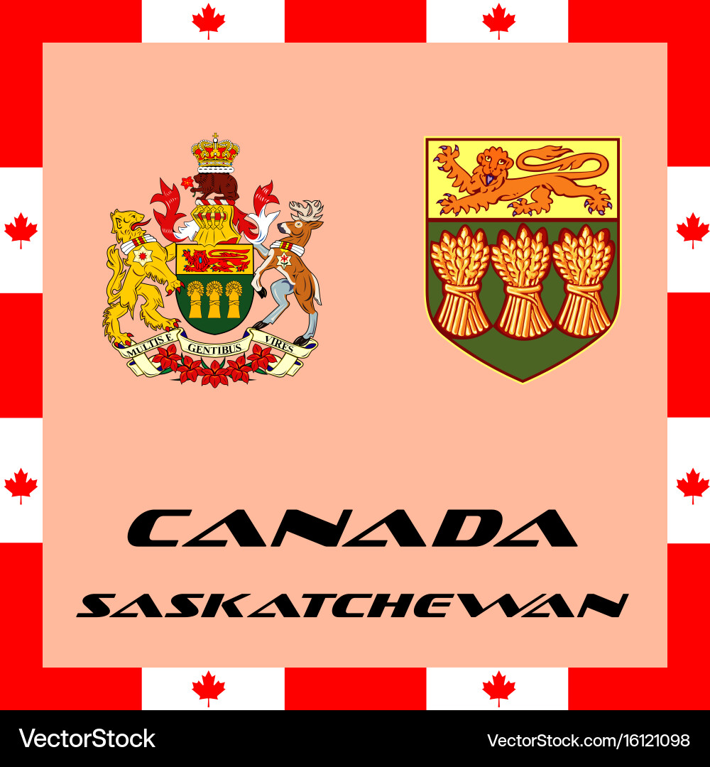 Official government elements of canada Royalty Free Vector