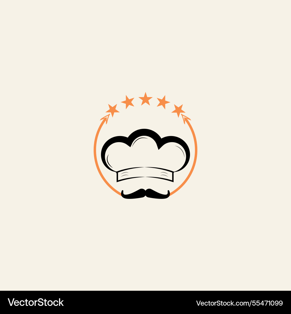Chef logo design Royalty Free Vector Image - VectorStock