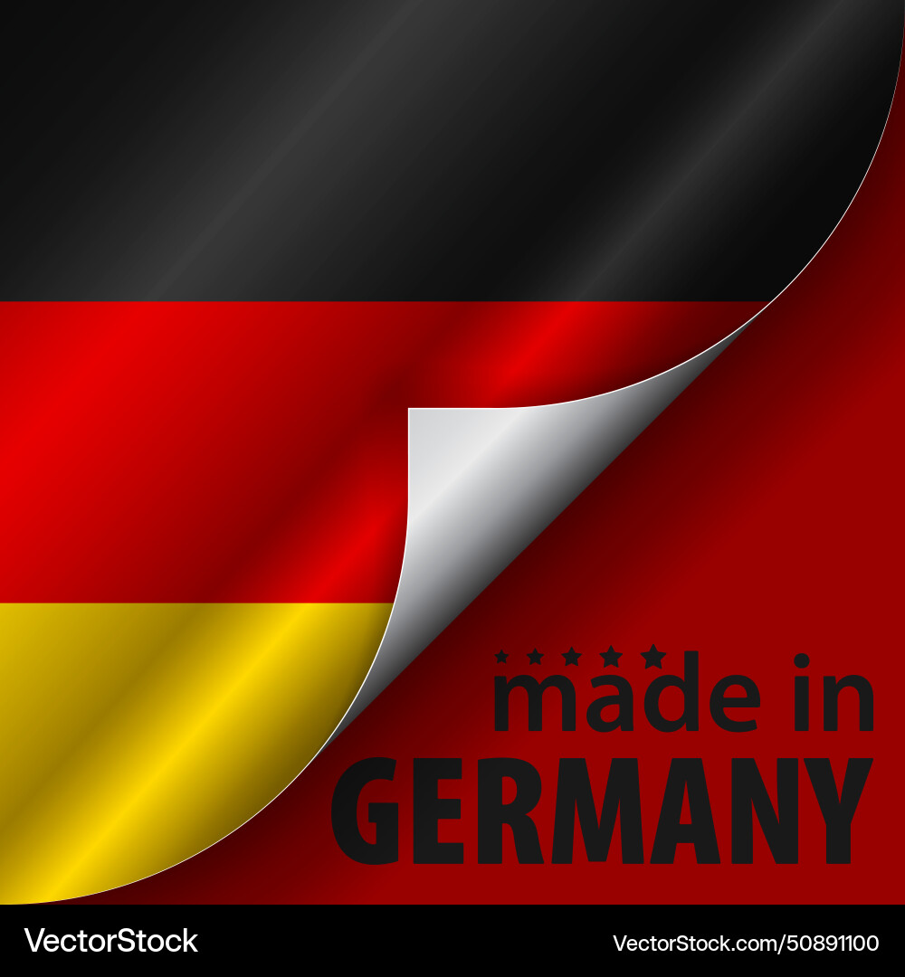 Made in germany graphic and label Royalty Free Vector Image