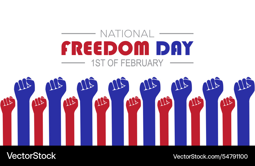 National freedom day – Royalty-Free Vector | VectorStock