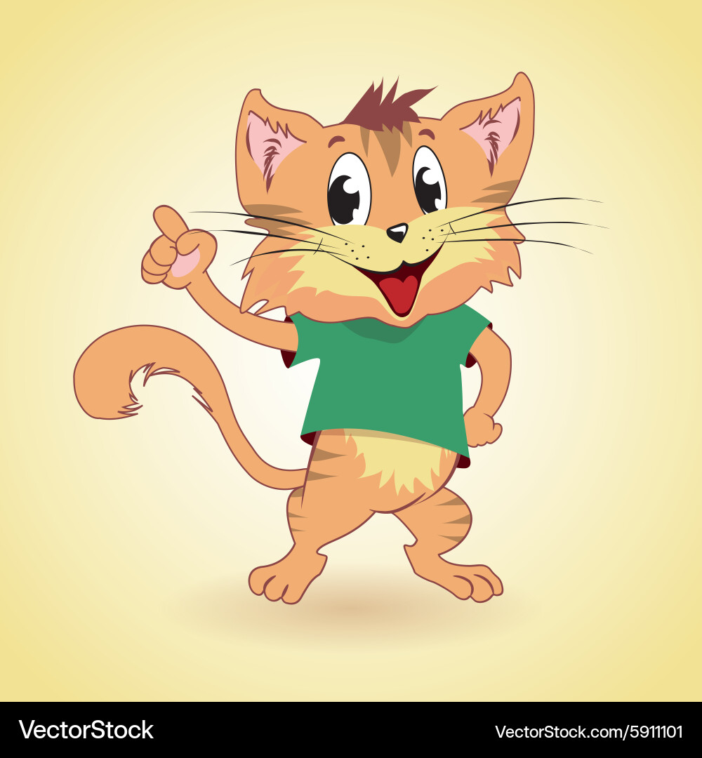 Cat4 Royalty Free Vector Image - VectorStock