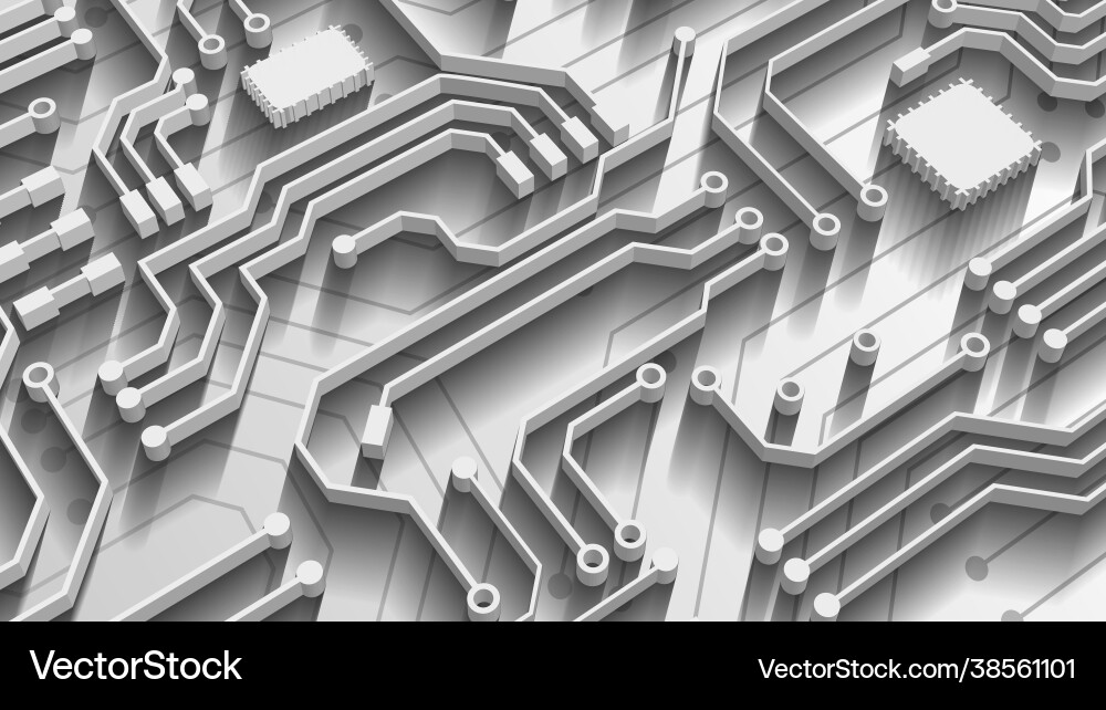 Circuit technology background with hi-tech digital