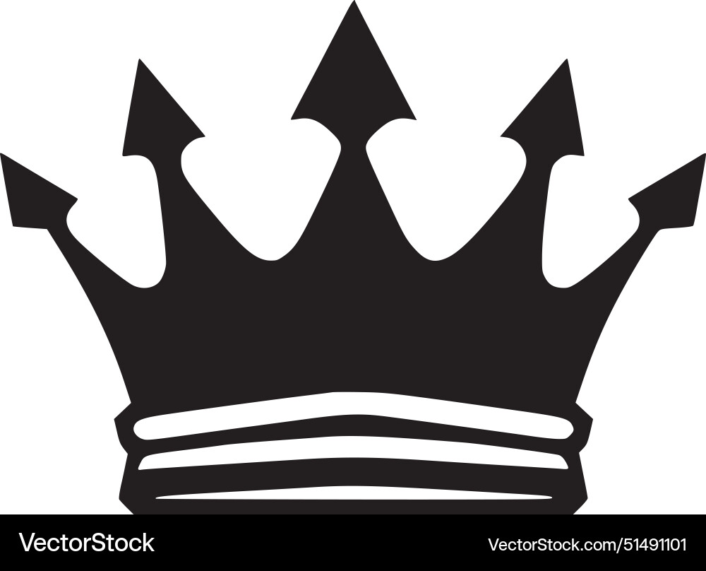 Crown - high quality logo ideal for t-shirt Vector Image