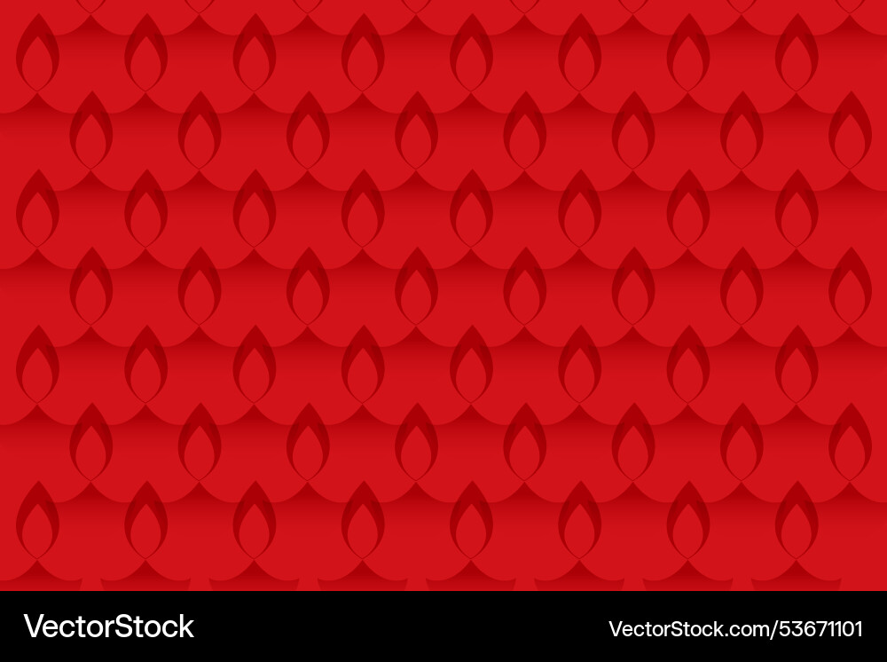 Cute shubh diwali diya pattern red background Vector Image