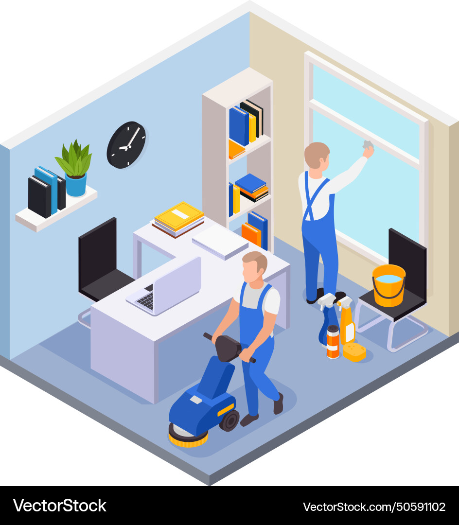 Cleaning service composition Royalty Free Vector Image