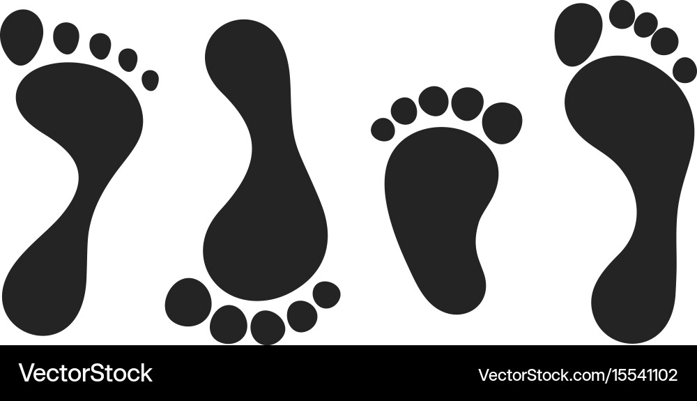 Footprint Royalty Free Vector Image - VectorStock