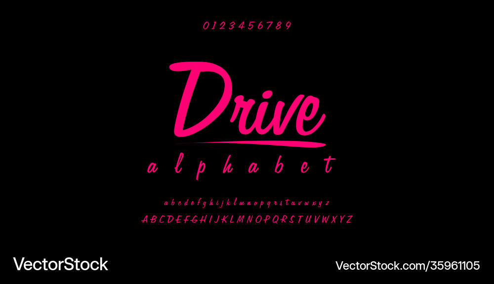 Fonts Royalty Free Vector Image - VectorStock