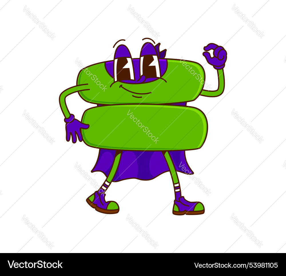 Math Equals Superhero Royalty Free Vector Image