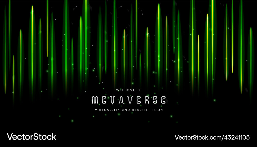 Vertical glowing lines background neon Royalty Free Vector