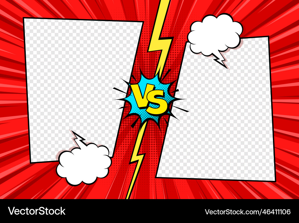 Cartoon comic background with blank place for your