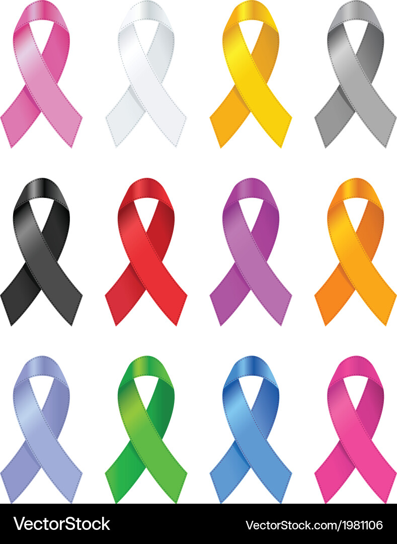 Colorful Ribbon Collection Royalty Free Vector Image