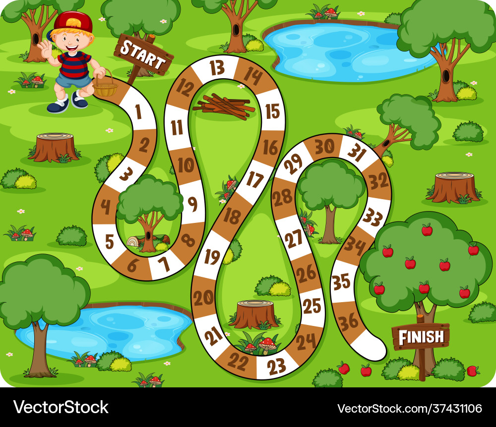 Cute cartoon maze game template Royalty Free Vector Image