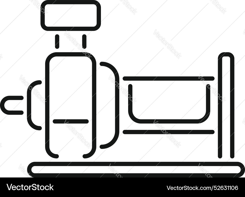 Water pump icon engine system pumping Royalty Free Vector