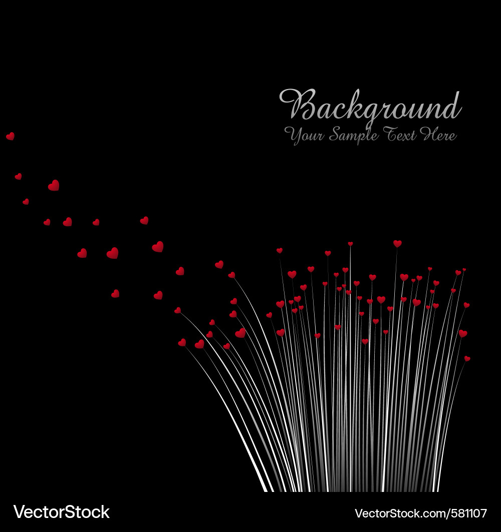 Romantic background Royalty Free Vector Image - VectorStock