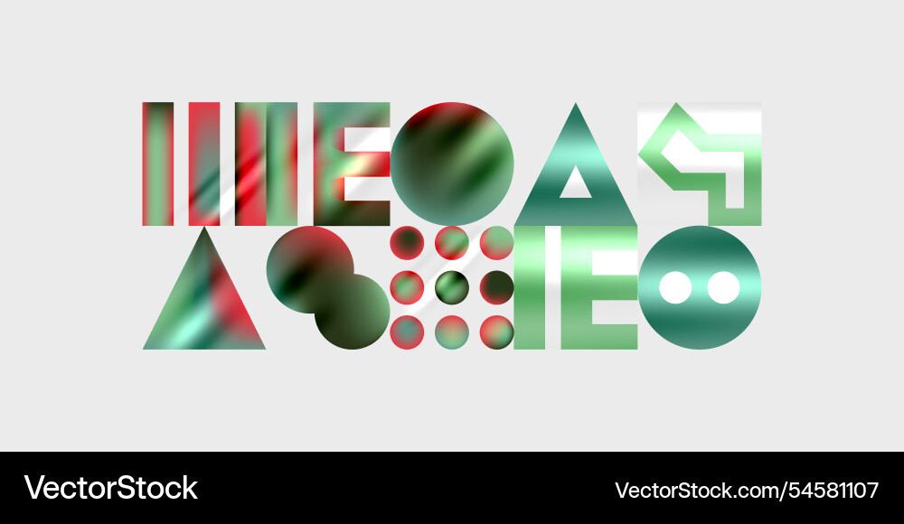 Triangles circles squares rectangles design Vector Image