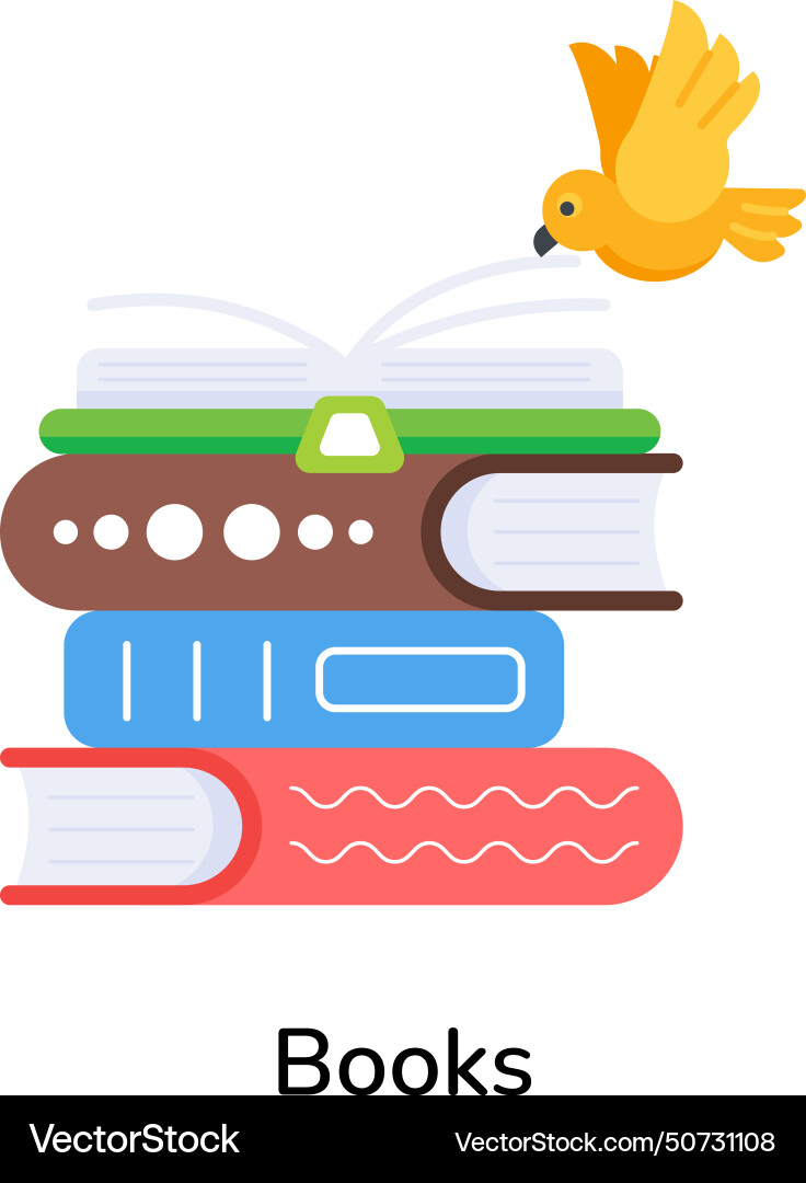 Books Royalty Free Vector Image - VectorStock