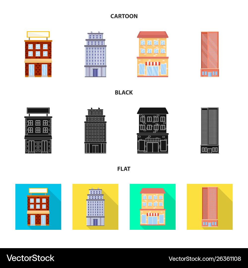 Municipal and center logo Royalty Free Vector Image