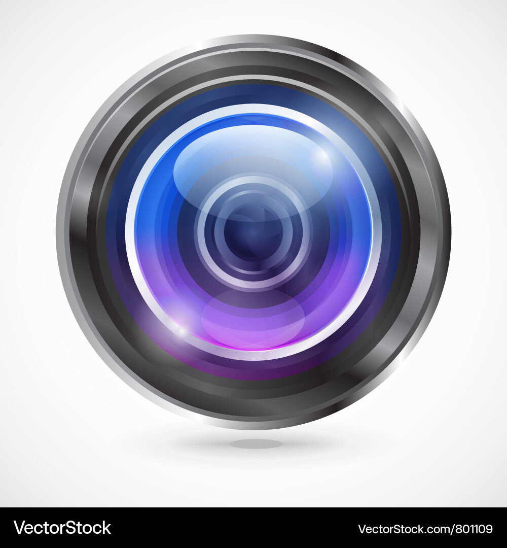 Camera Lens Focus Royalty Free Vector Image - VectorStock