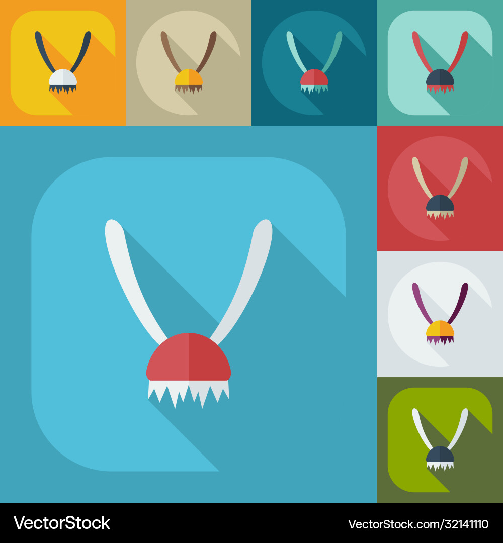 Flat modern design with shadow icons shearer Vector Image