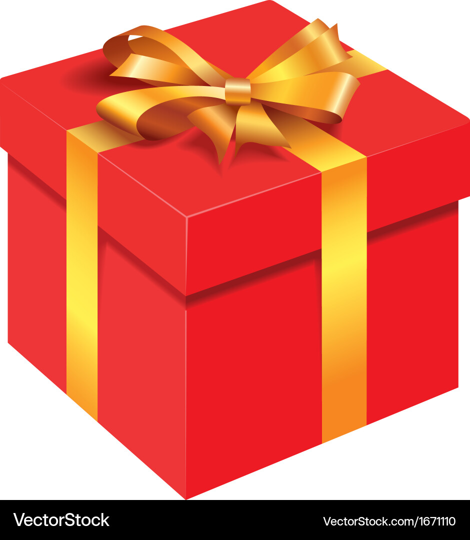 Gift box Royalty Free Vector Image - VectorStock
