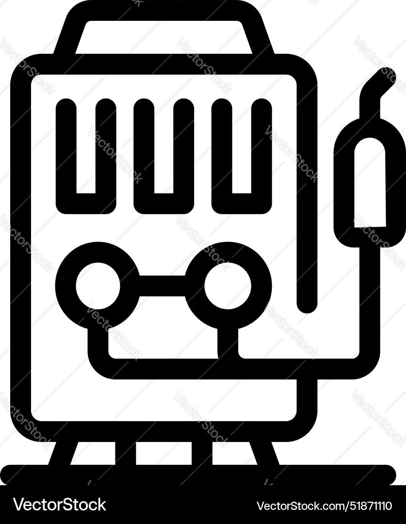 Professional welding machine for metalworking Vector Image