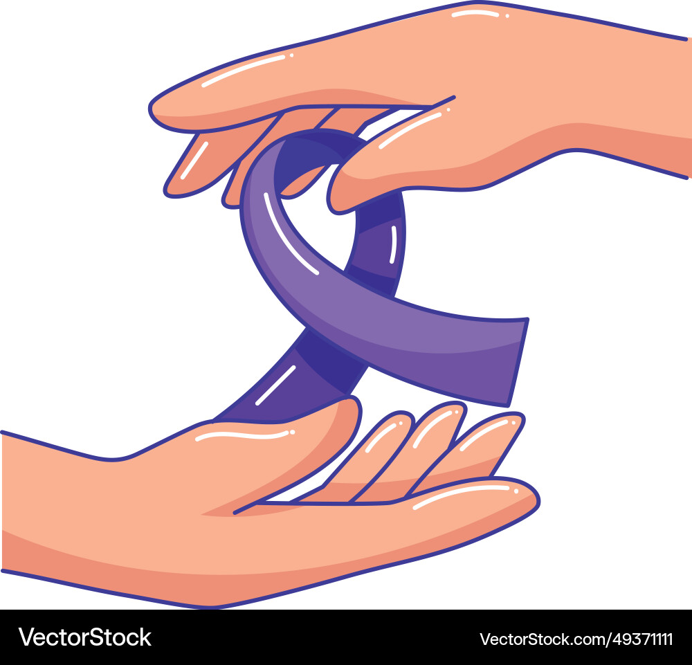 epilepsy ribbon vector