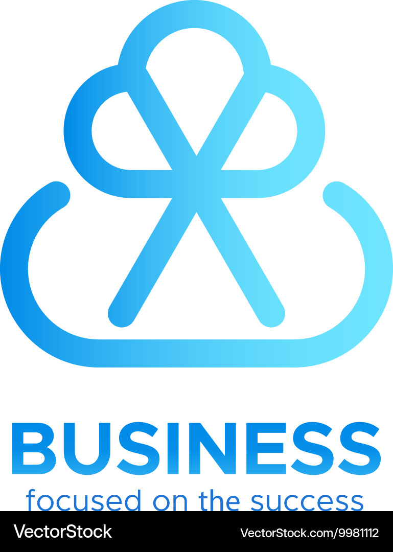 B2b logo design concept isolated on white Vector Image