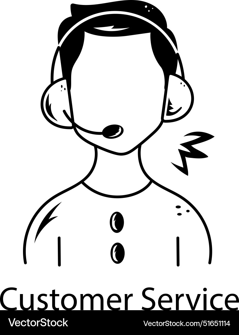 Customer service Royalty Free Vector Image - VectorStock