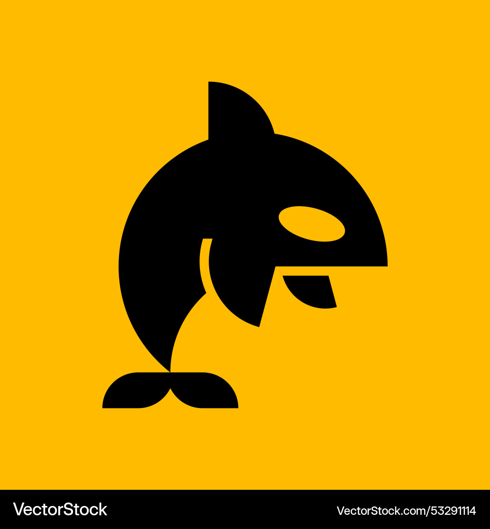 Orca logo Royalty Free Vector Image - VectorStock