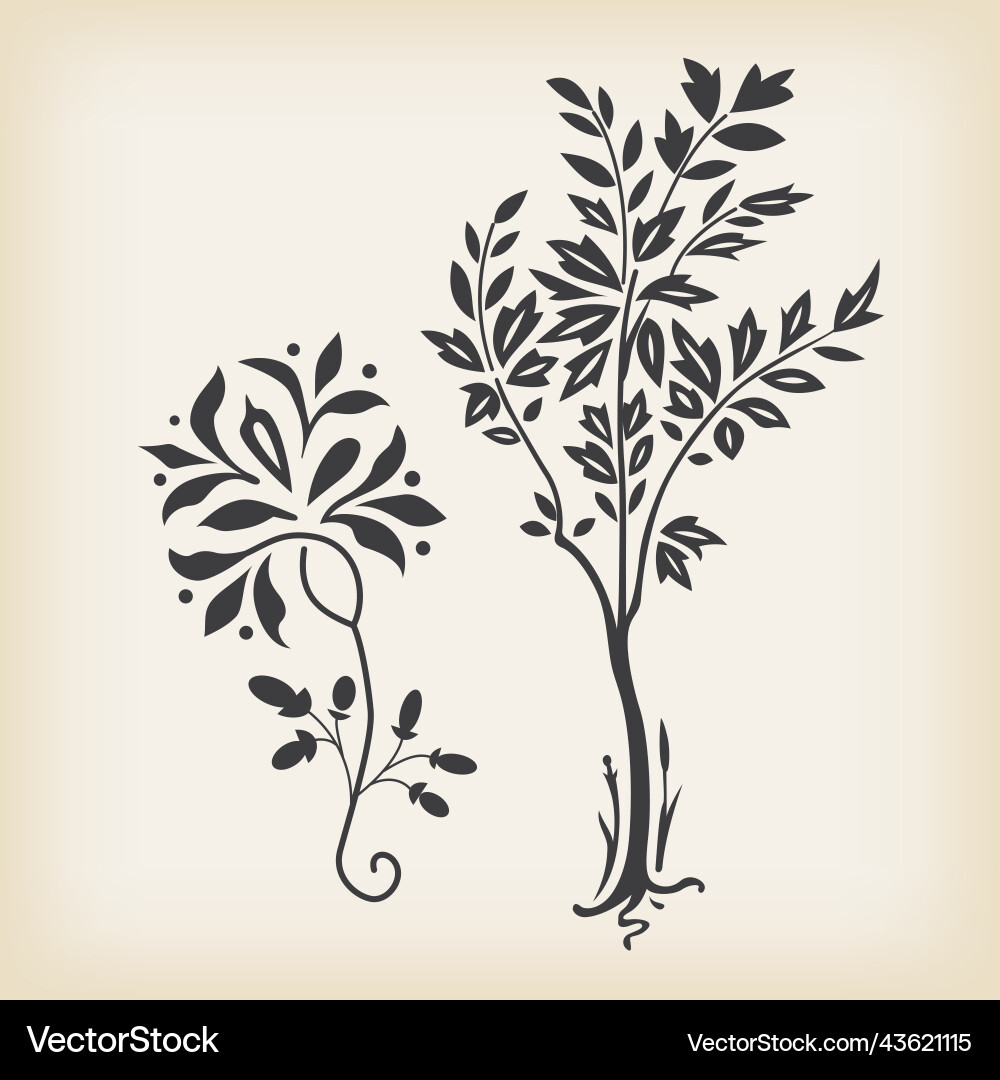Abstract tree Royalty Free Vector Image - VectorStock