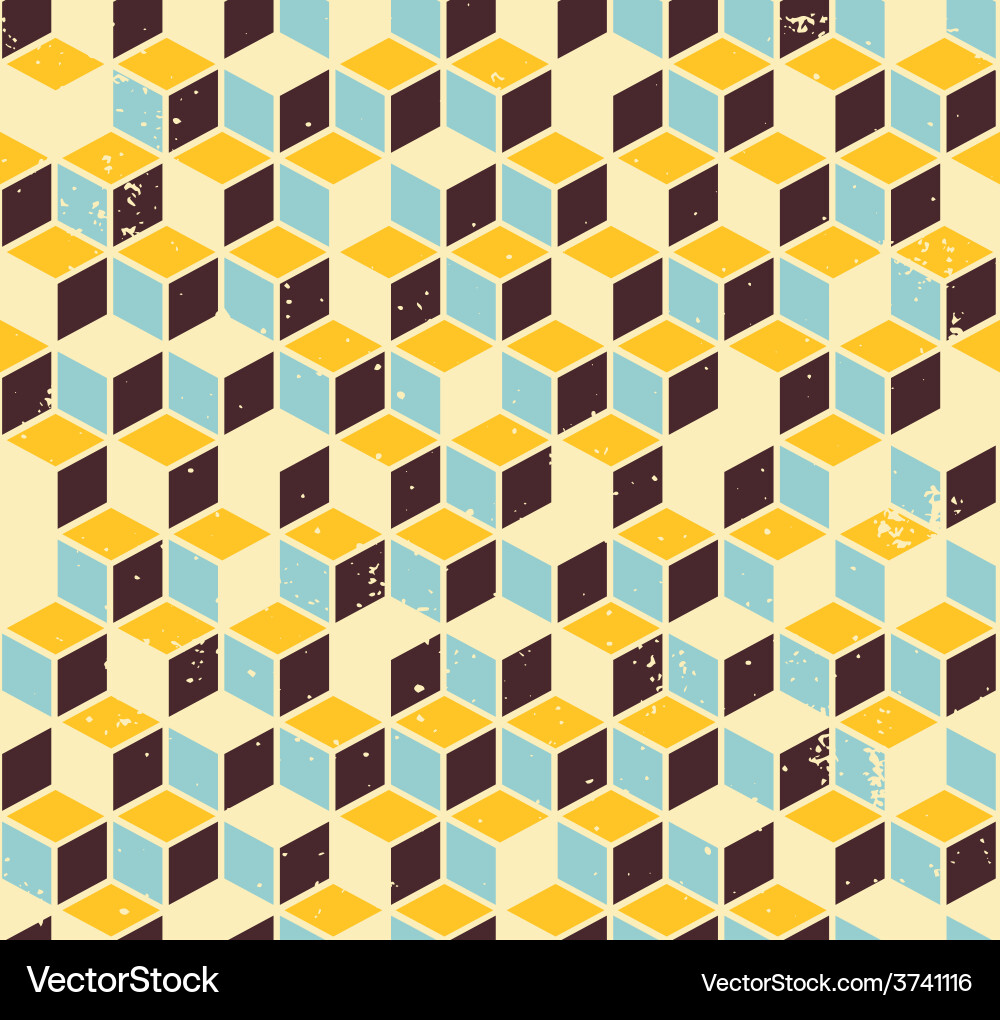 Abstract geometric retro background Royalty Free Vector