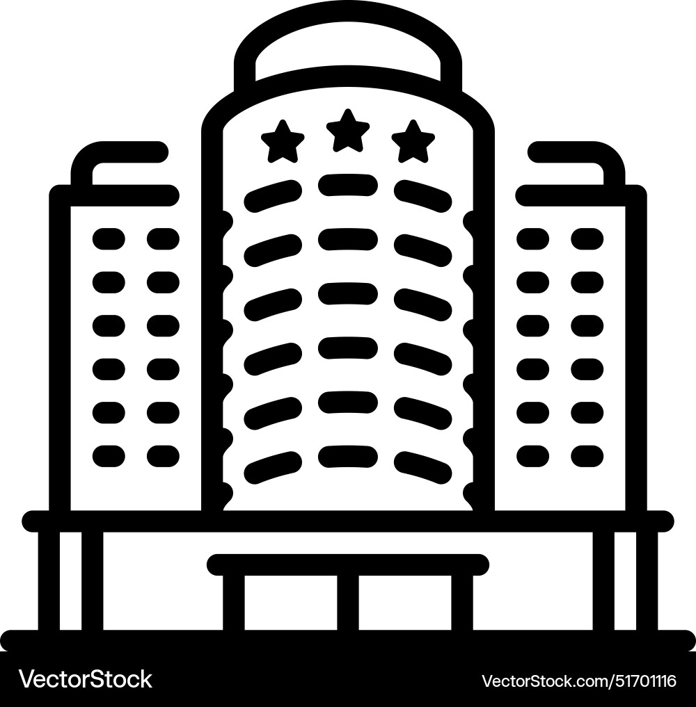 Hotel Royalty Free Vector Image - VectorStock