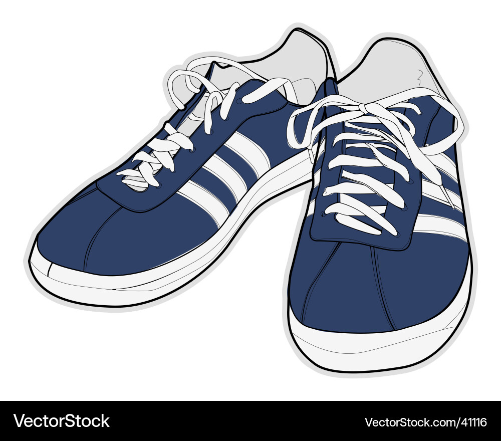 Sport shoes Royalty Free Vector Image - VectorStock