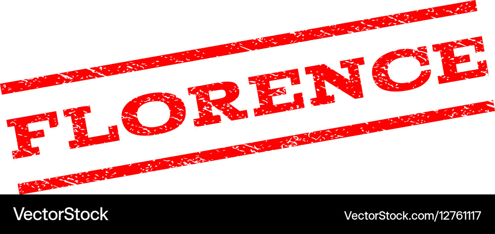 Florence watermark stamp Royalty Free Vector Image