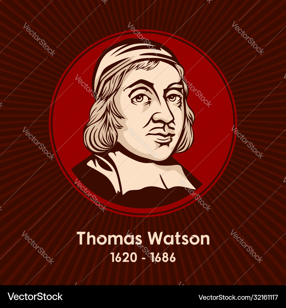 Thomas watson Royalty Free Vector Image - VectorStock
