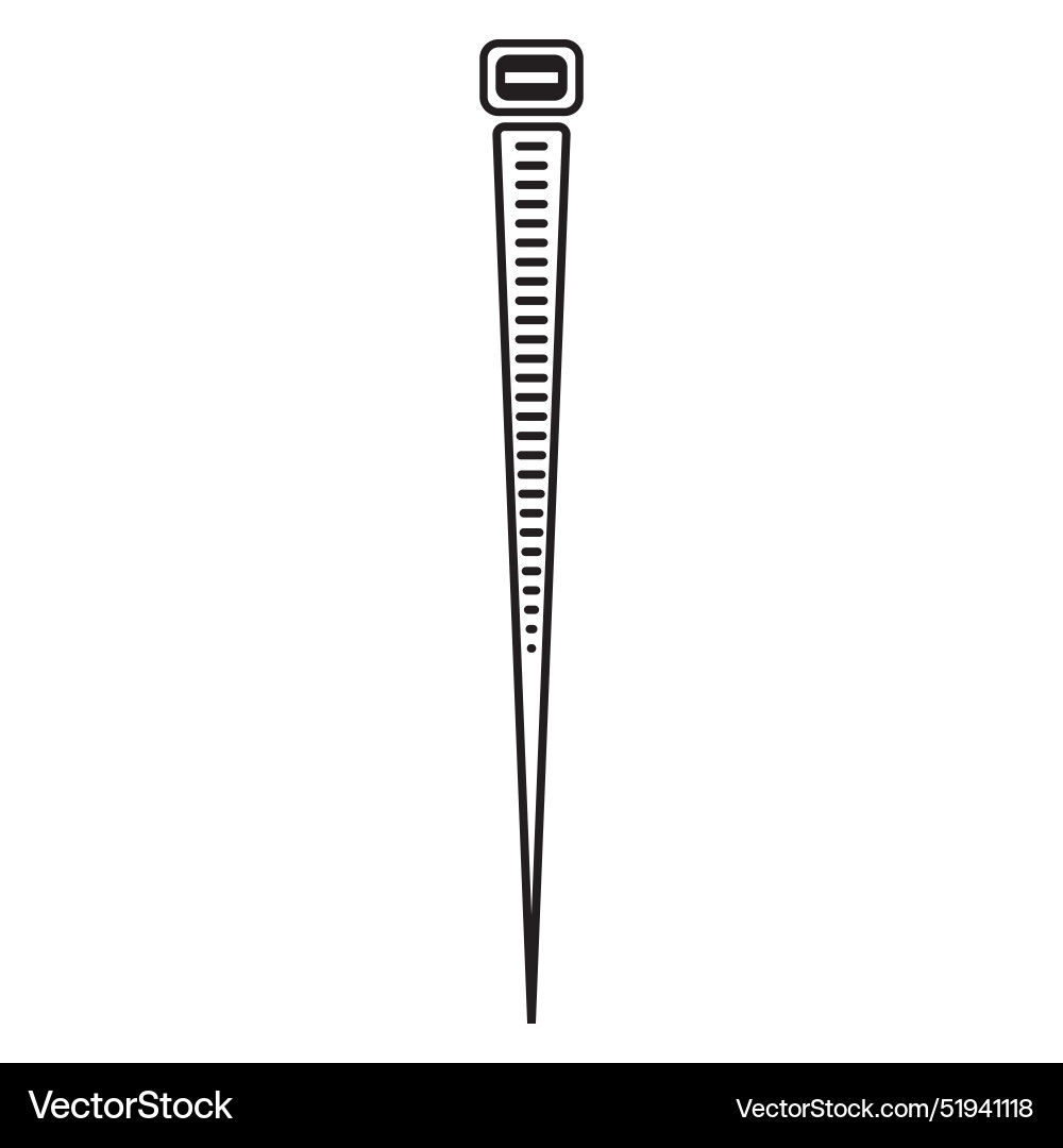 Cable tie icon symbol Royalty Free Vector Image
