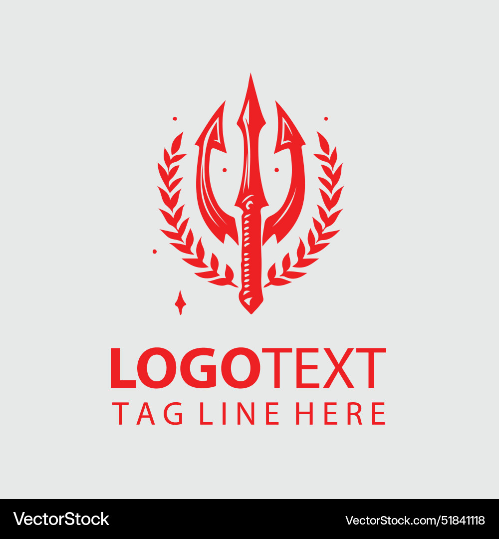 Trident logo Royalty Free Vector Image - VectorStock