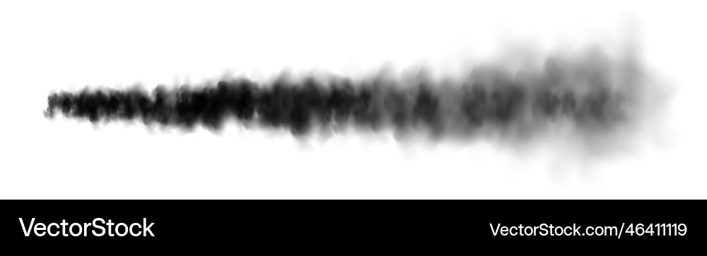 Airplane Contrail Streak Royalty Free Vector Image