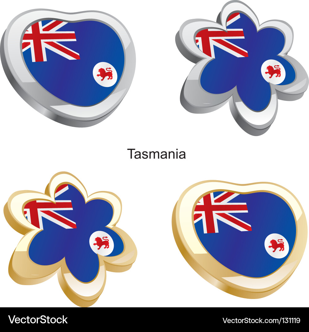 Flag of tasmania Royalty Free Vector Image - VectorStock