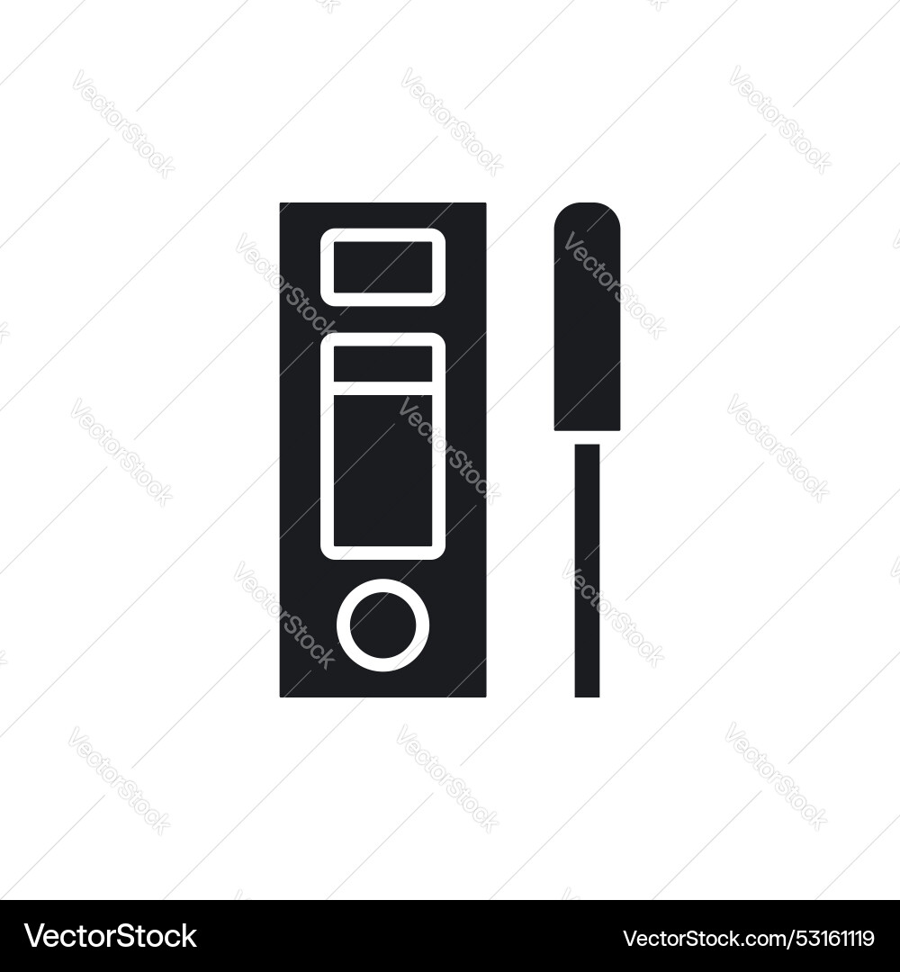 Rapid test icon Royalty Free Vector Image - VectorStock